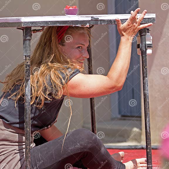 Greedy woman editorial photography. Image of performance - 27188912