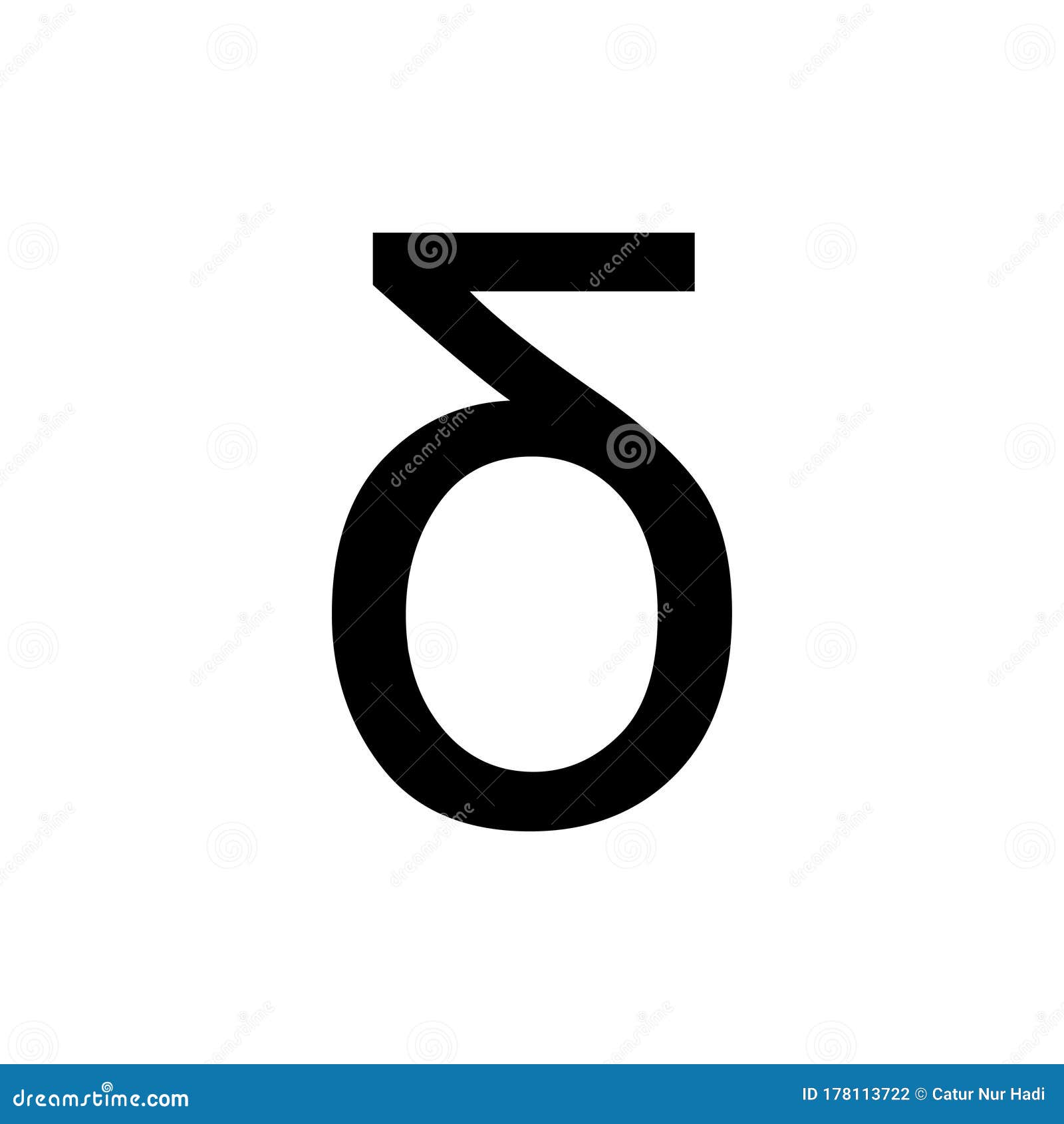 Delta Greek Alphabet Design Trendy Stock Vector - Illustration of ...