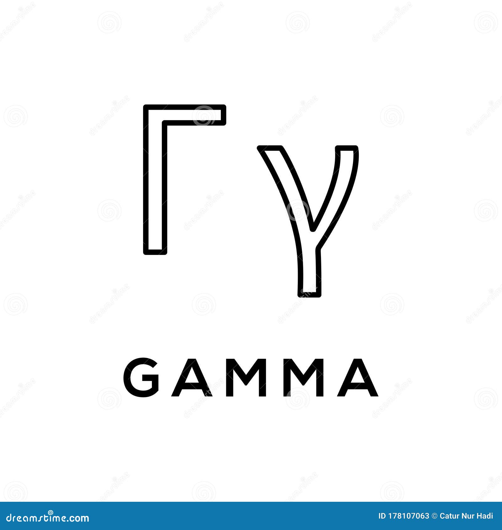 Gresk Gamma Symbol