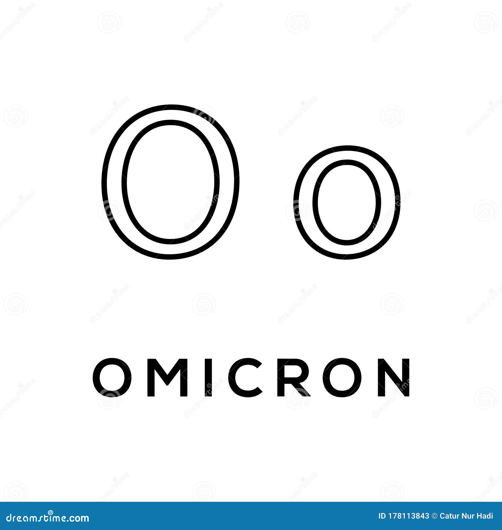 Omicron Greek Symbol Capital Letter Uppercase Font Icon Black Color ...