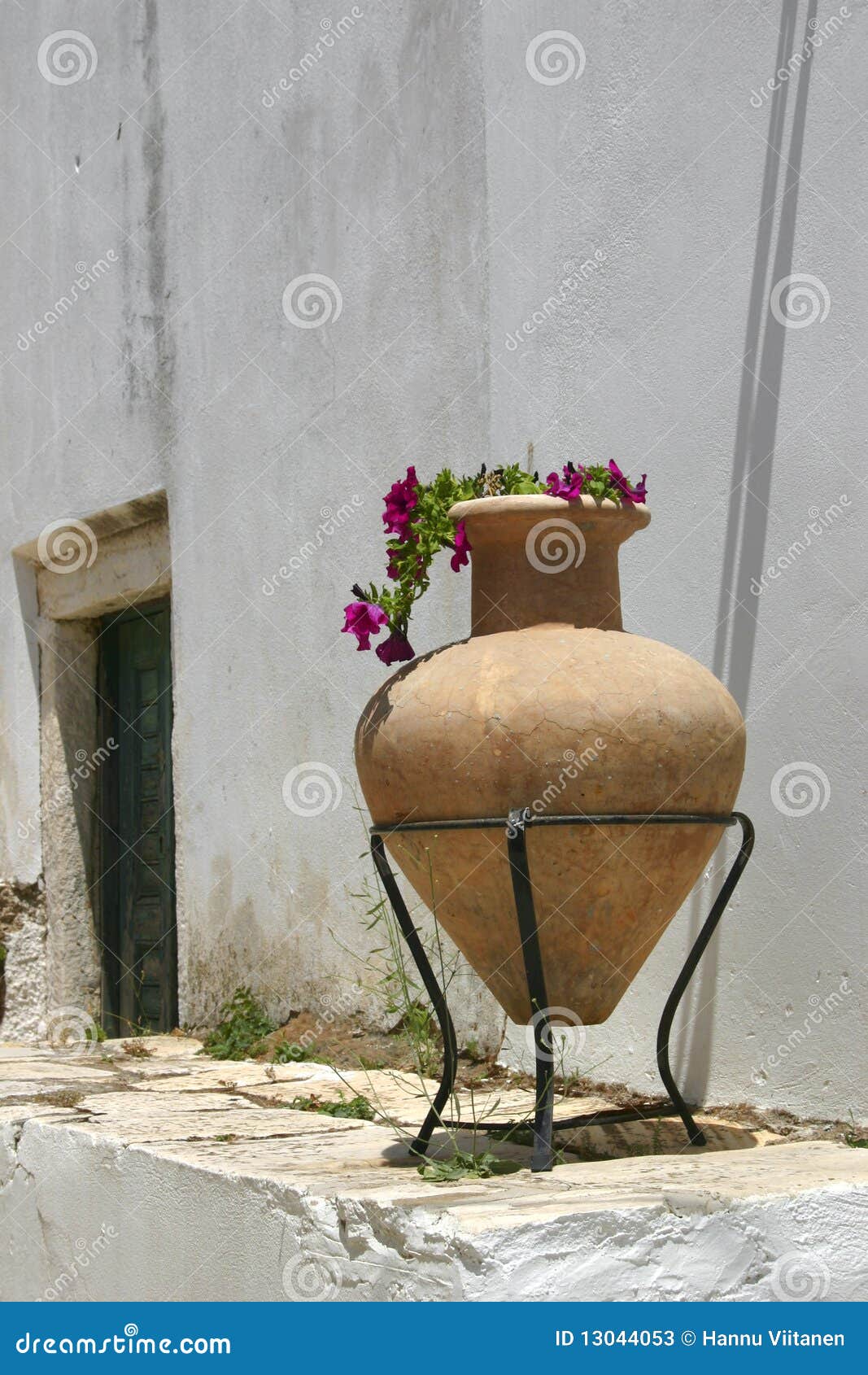 Greek amphora pot stock image. Image of greek, clay, terracotta - 13044053