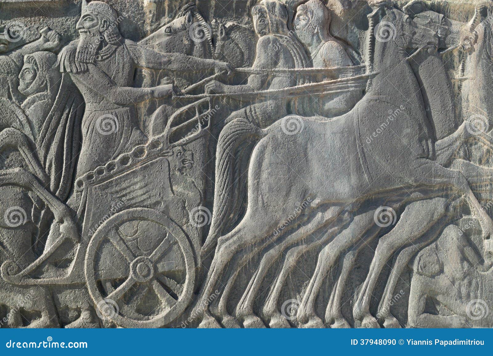 Greek Ancient Alike Plaque at Great Alexander Monument, Greece ...