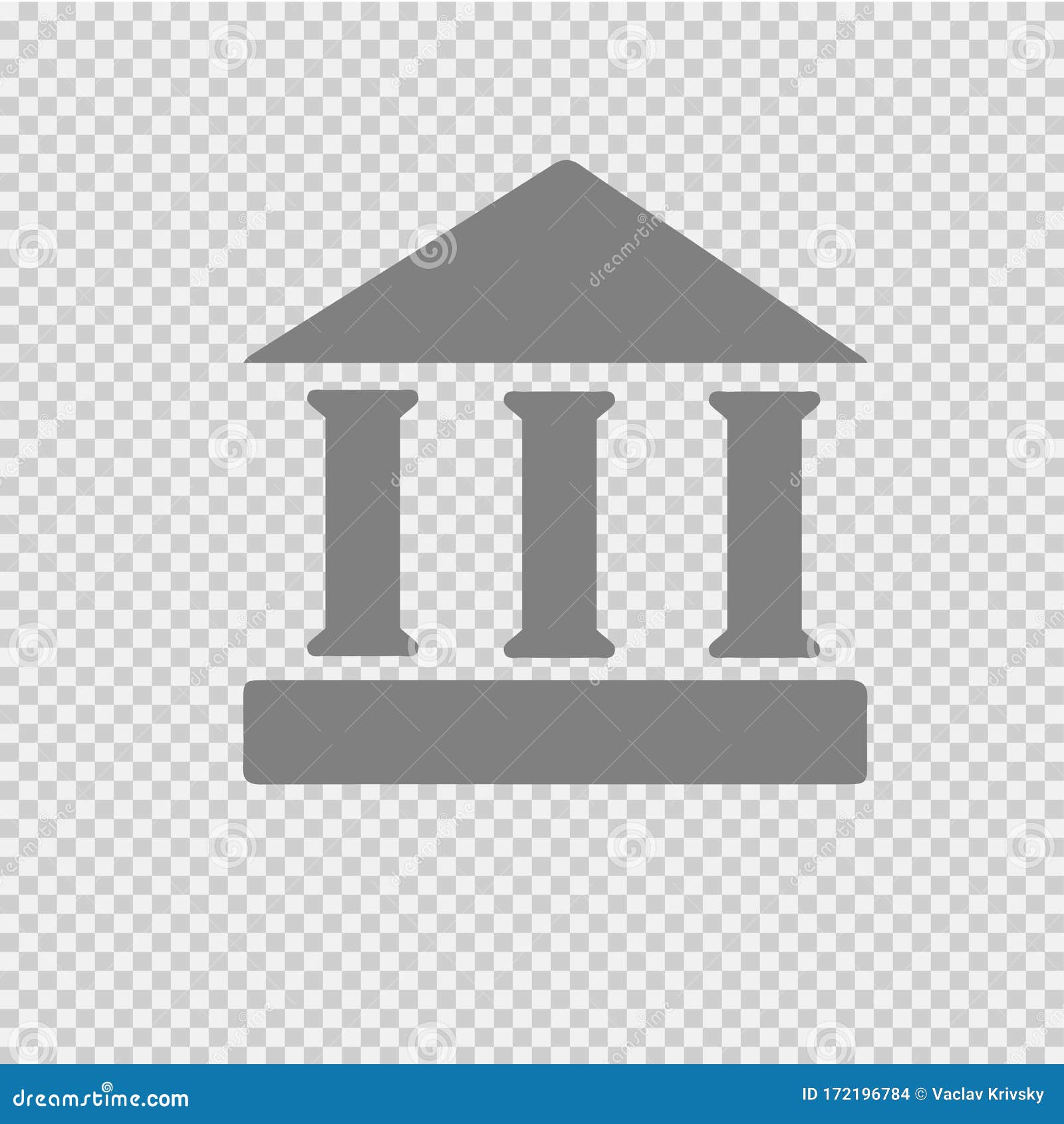 Greek Ancient Temple Vector Icon Stock Vector - Illustration of ...