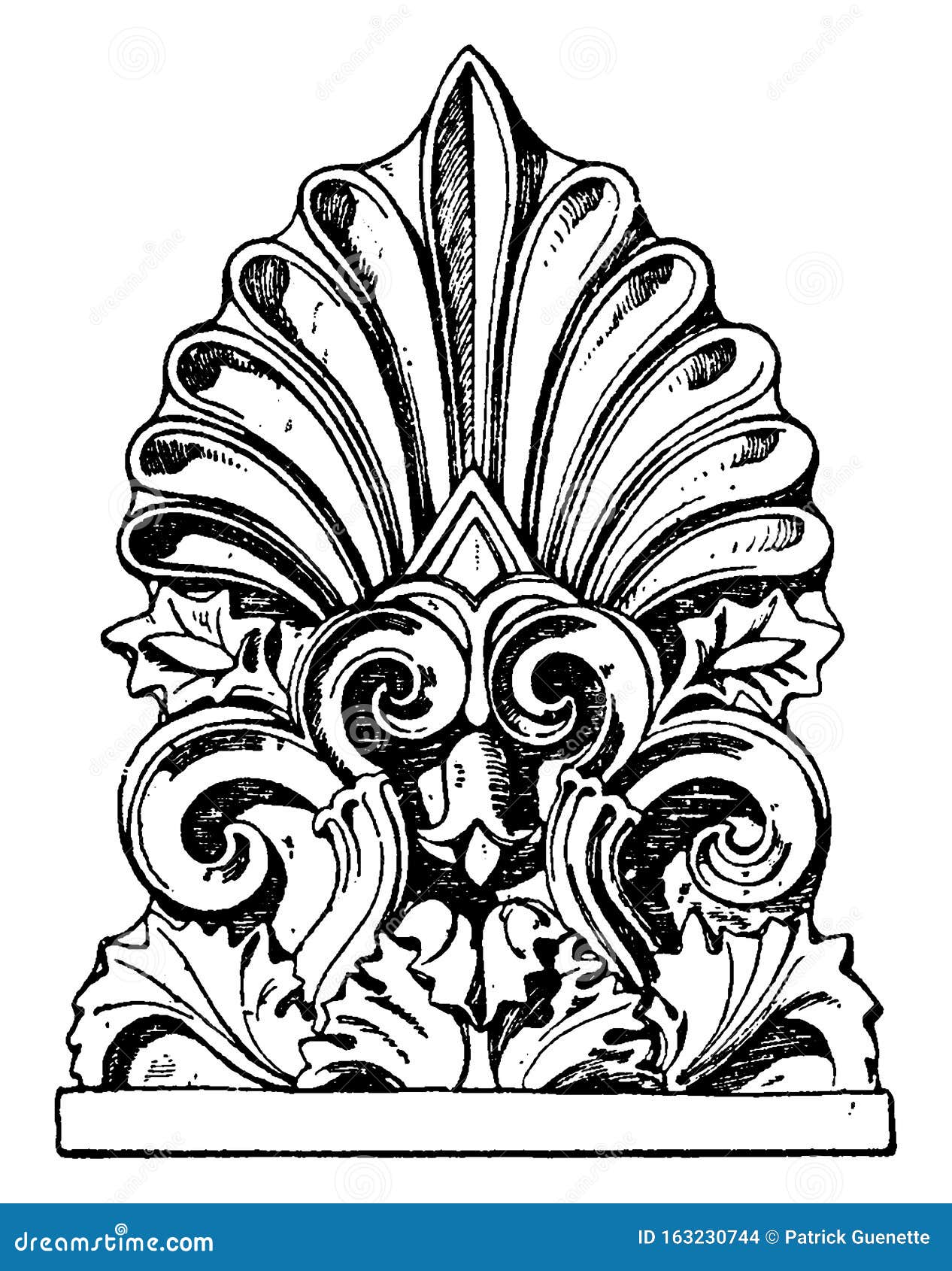 Greek Antefix Stock Illustrations – 2 Greek Antefix Stock Illustrations ...