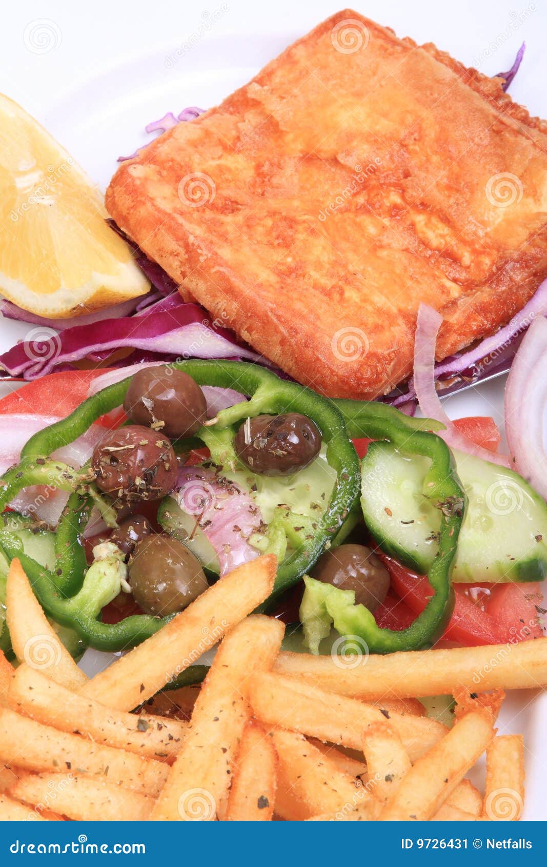 Greek apetizer stock image. Image of dinner, fresh, menu - 9726431