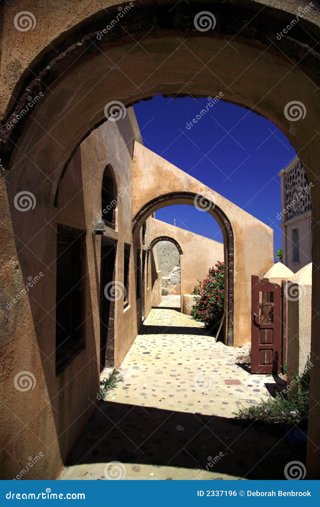 Greek archways stock photo. Image of building, grecian - 2337196