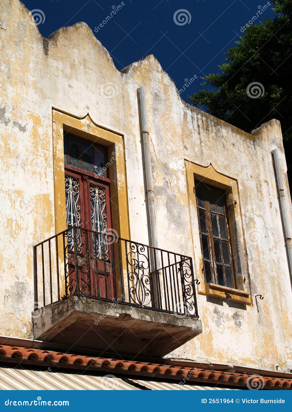 Greek Balcony stock photo. Image of plaster, architecture - 2651964