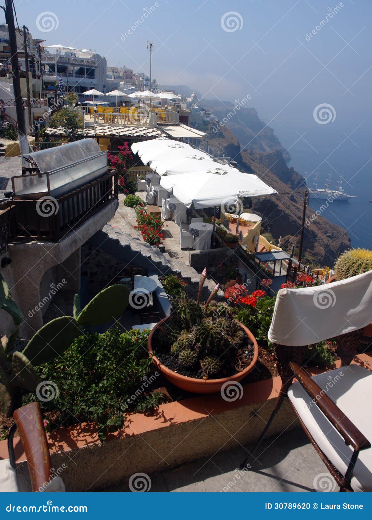 Greek Balcony stock photo. Image of lifestyles, beauty - 30789620