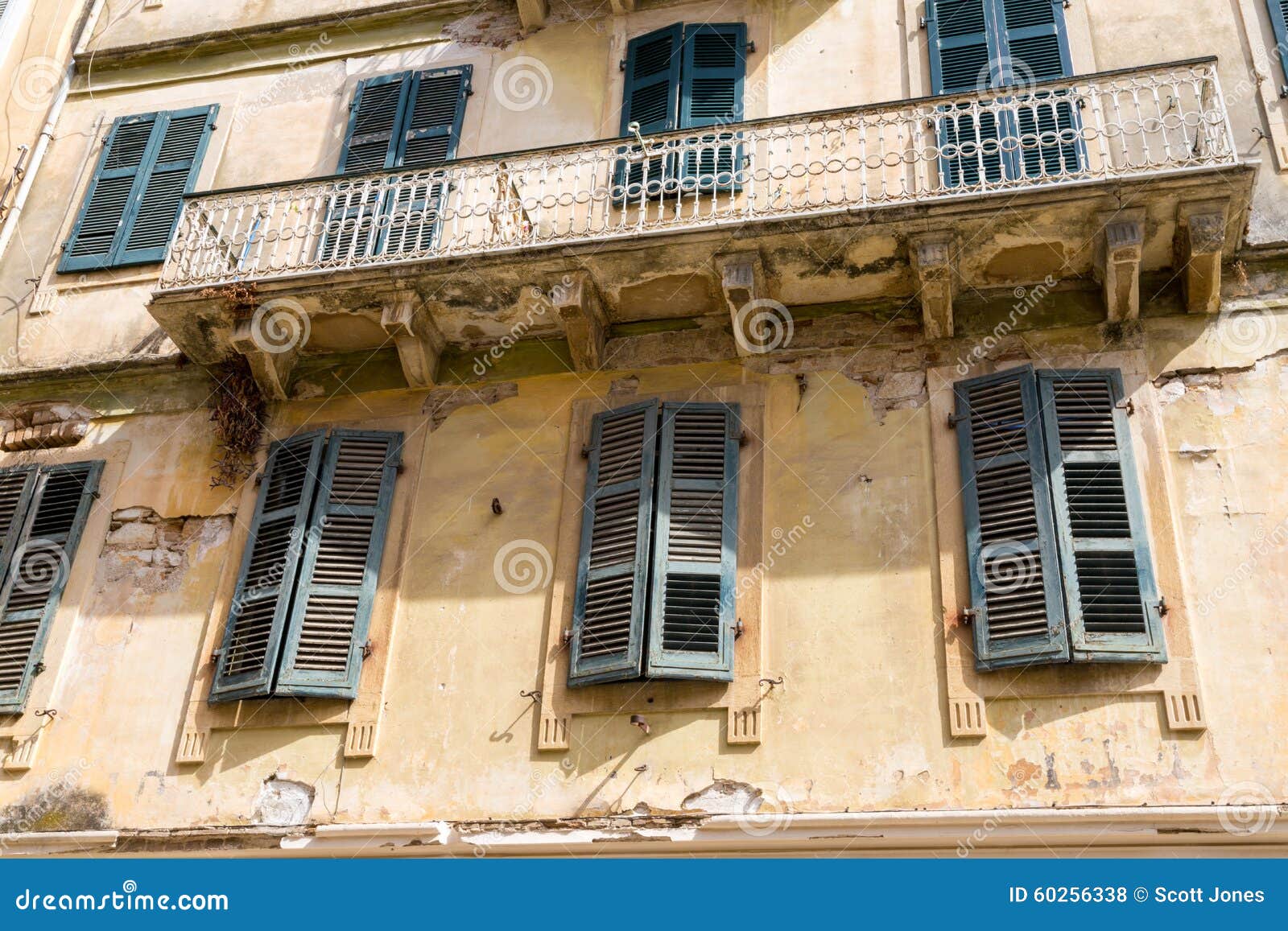 Greek Balcony stock photo. Image of design, details, home - 60256338