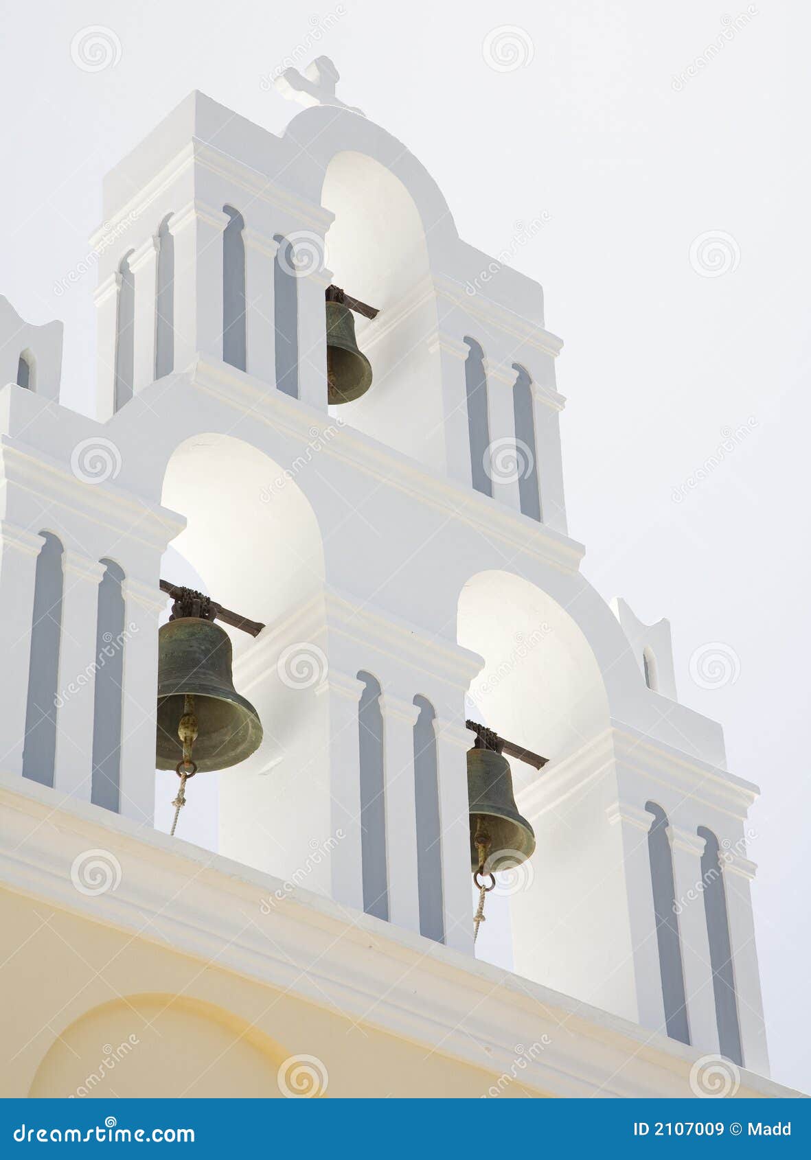 Greek Bells stock image. Image of unreal, tower, bell - 2107009