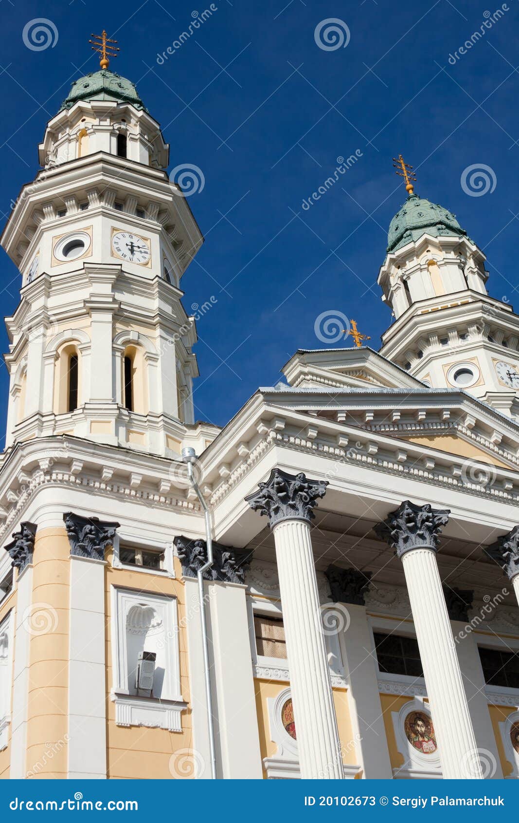 Greek Catholic Cathedral stock image. Image of greek - 20102673