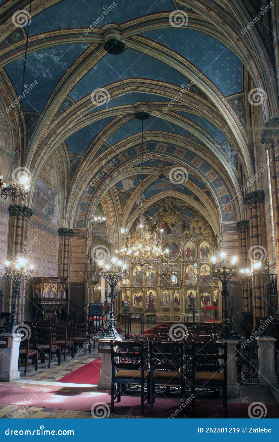 Greek Catholic Cathedral of the Holy Trinity in Krizevci, Croatia Stock ...