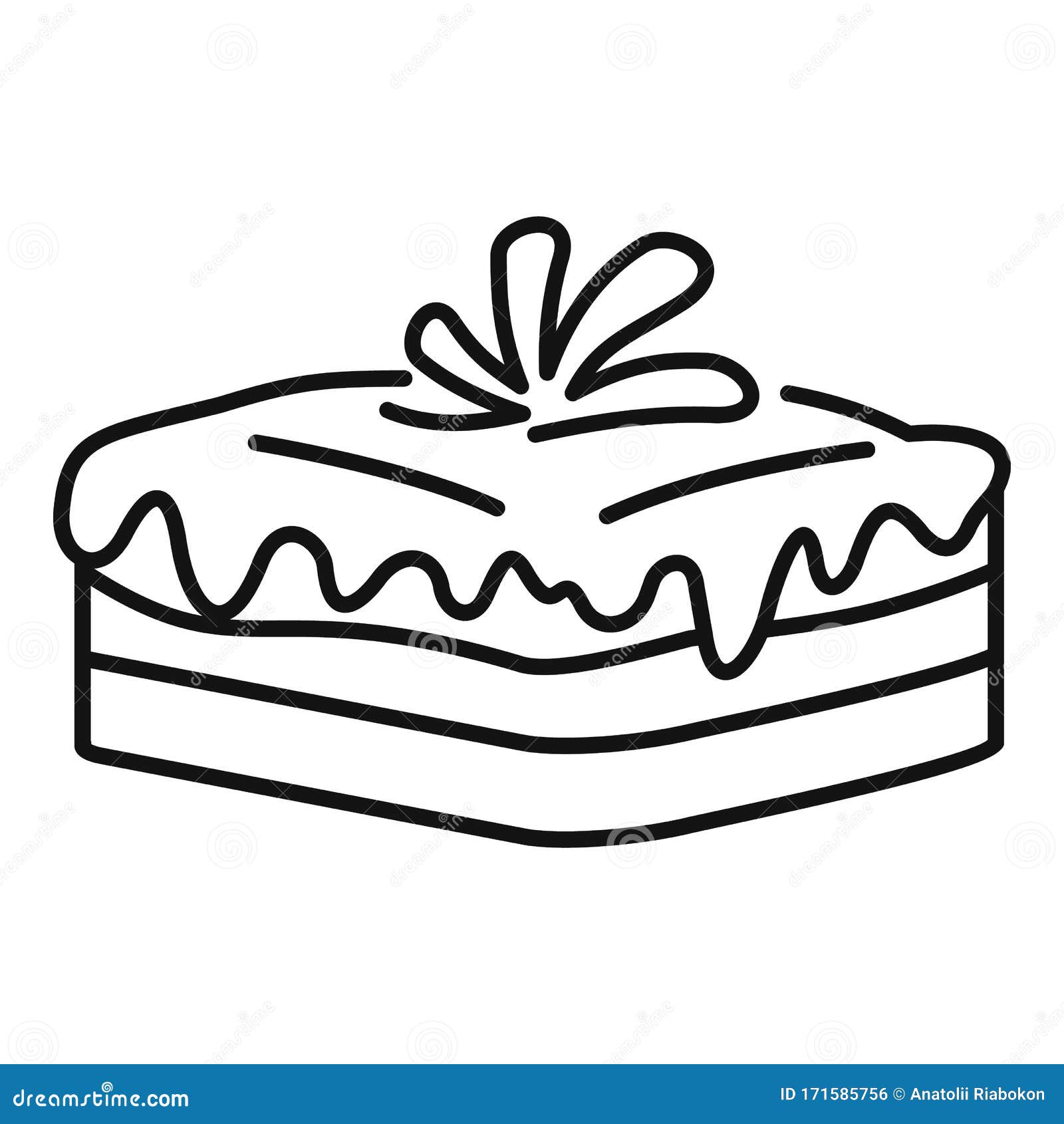Outline Cheesecake Stock Illustrations – 1,549 Outline Cheesecake Stock ...