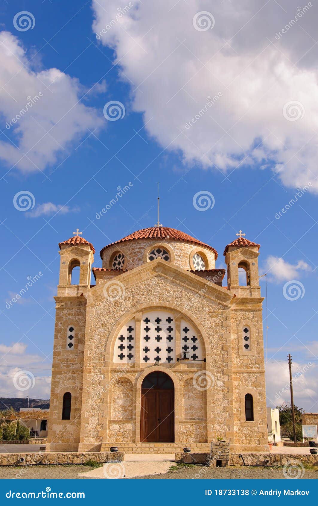Greek christian church stock photo. Image of blue, christian - 18733138