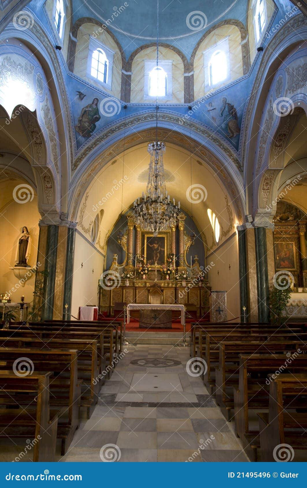 Greek Church, inside stock photo. Image of windows, crescent - 21495496