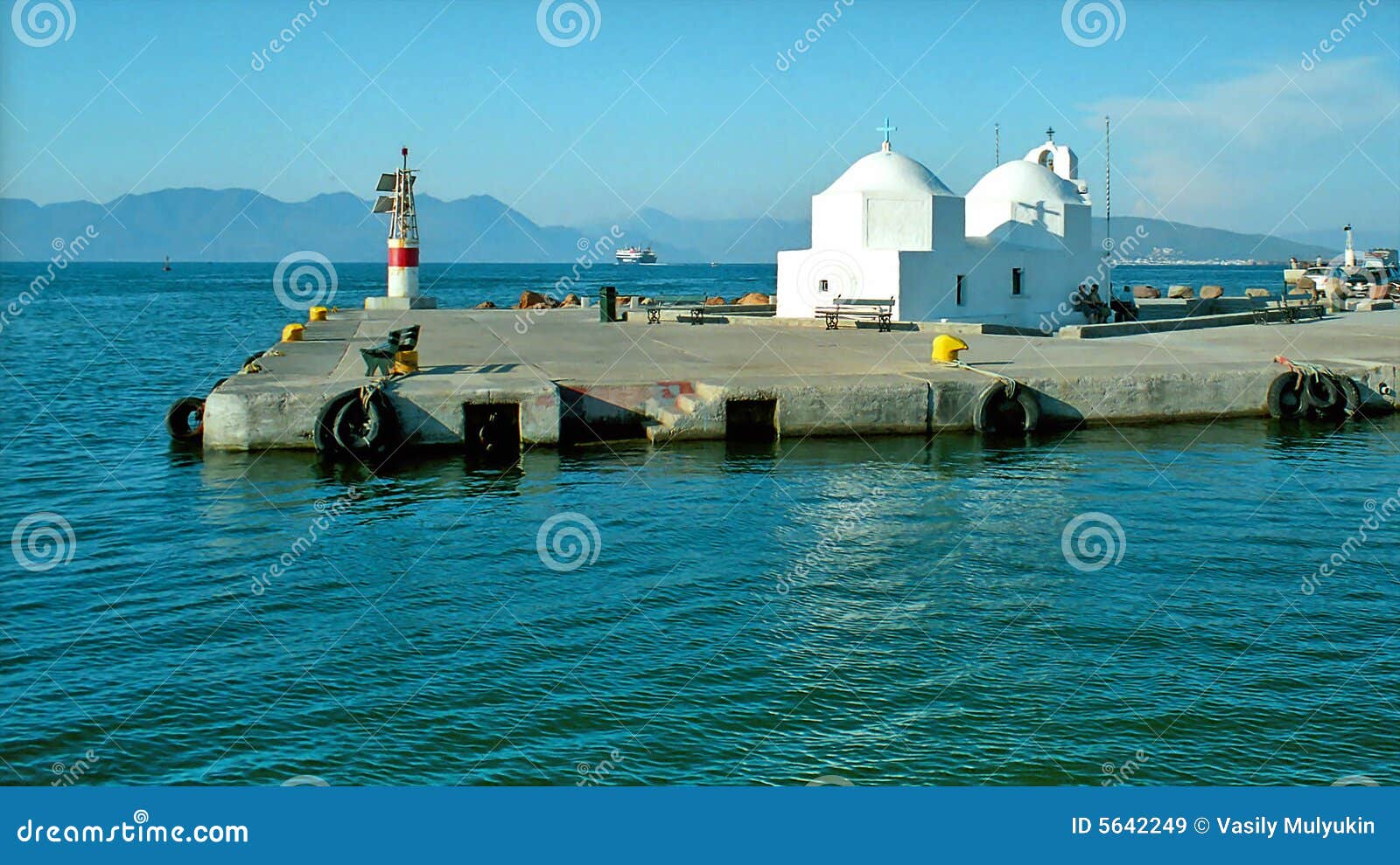 Greek Church On The Pier Picture. Image: 5642249