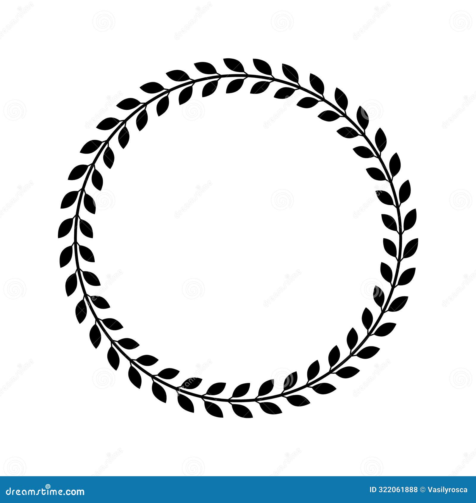 Greek Circle Pattern Border. Vector Round Greek Frame Ornament Ancient ...