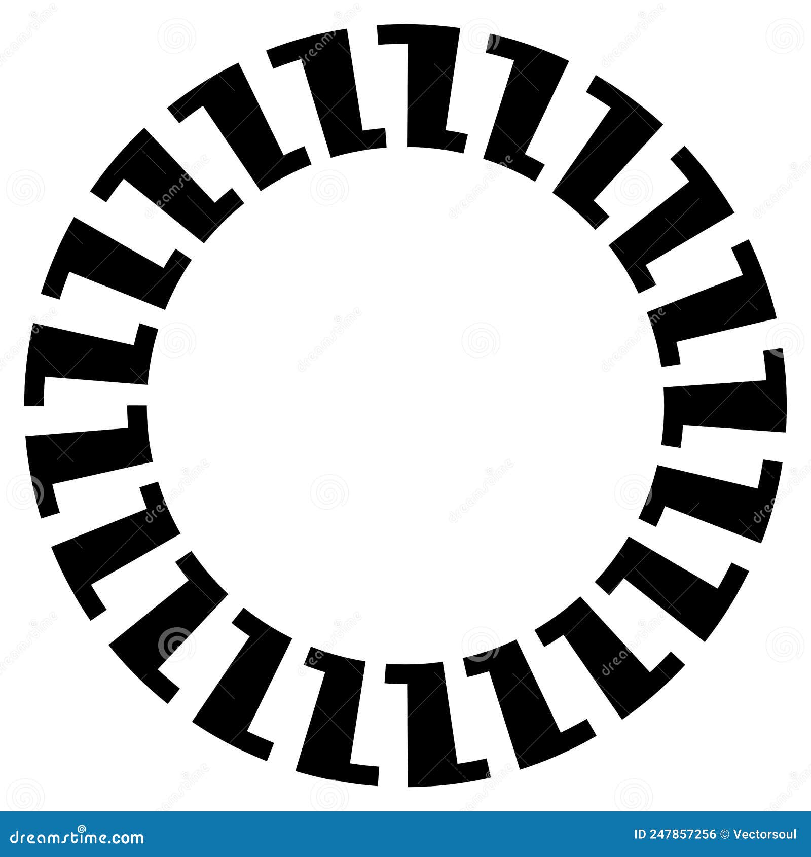 Greek Circular, Geometric Circle Frame, Border Element Stock Vector ...