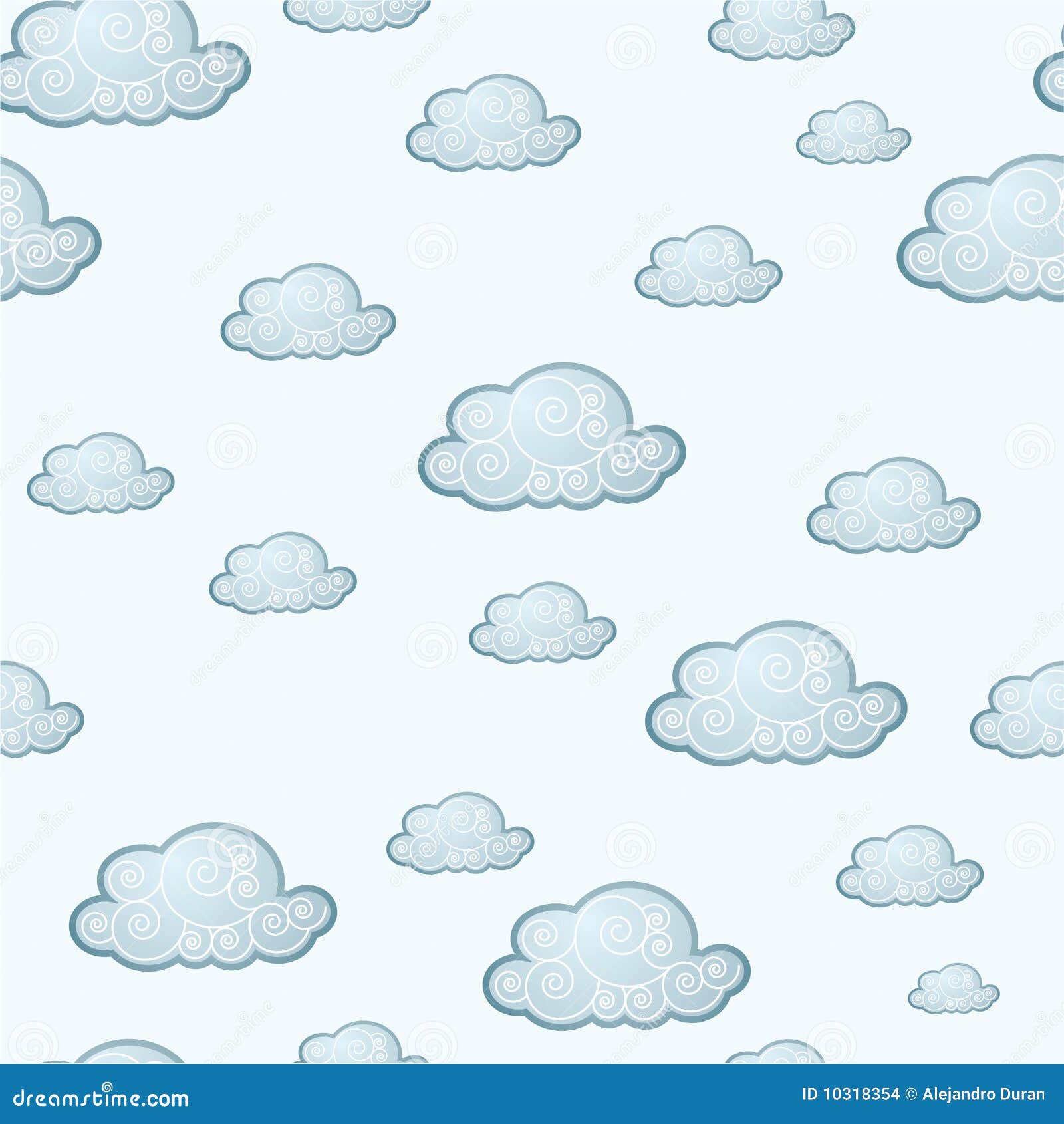 Cloud Background Tile