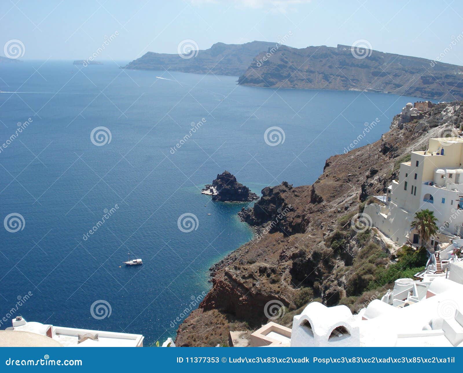 Greek coast stock image. Image of city, terrain, greek - 11377353