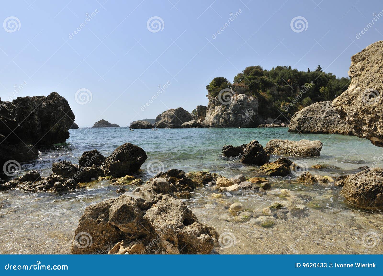 Greek coast stock image. Image of ocean, nature, sunny - 9620433