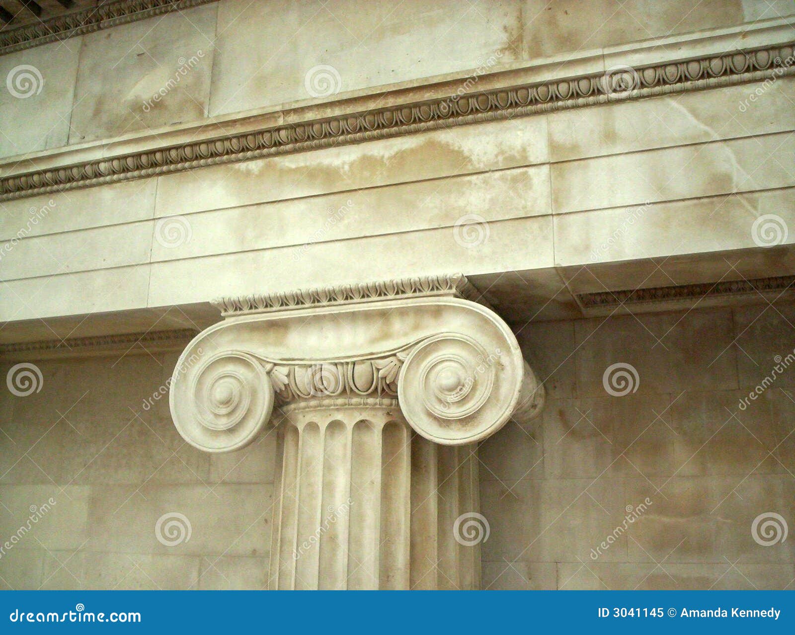 Greek Collumn stock image. Image of ionic, shaft, greek - 3041145