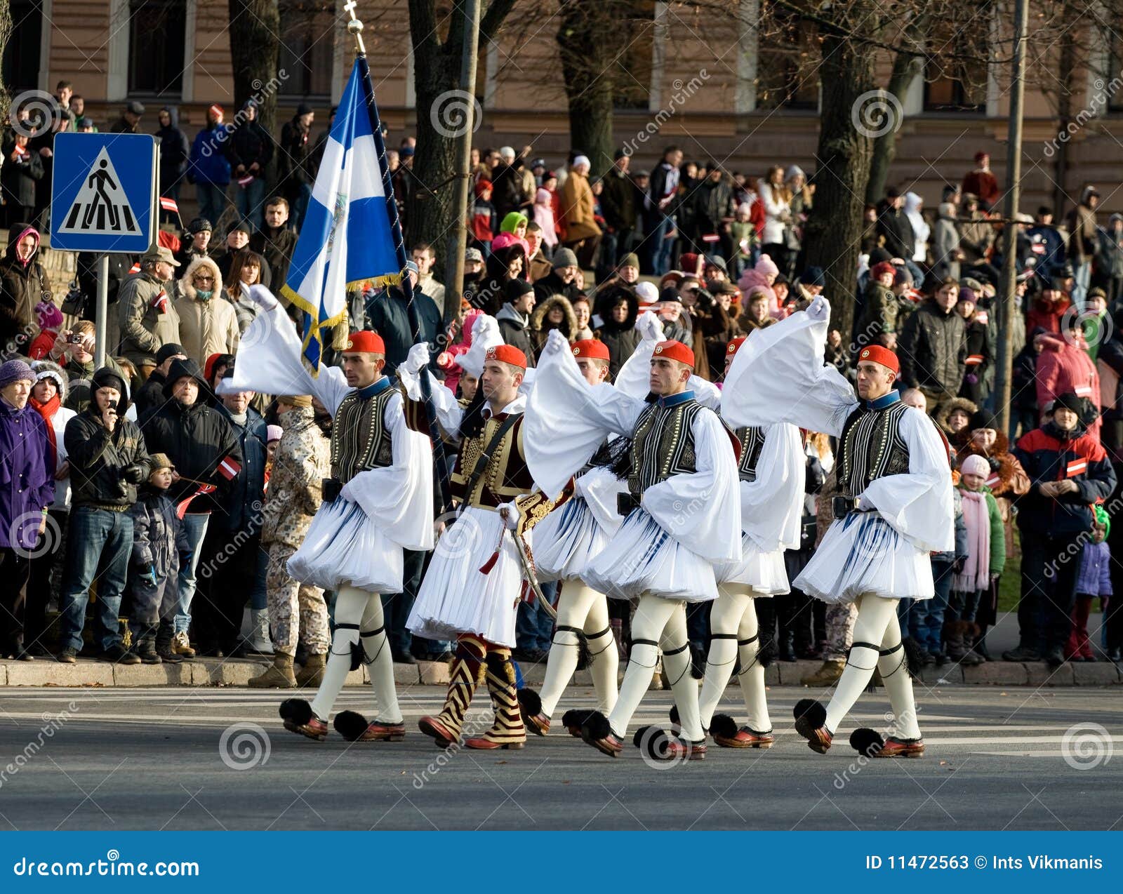 Greek Color Guard at Military Parade Editorial Stock Photo - Image of ...