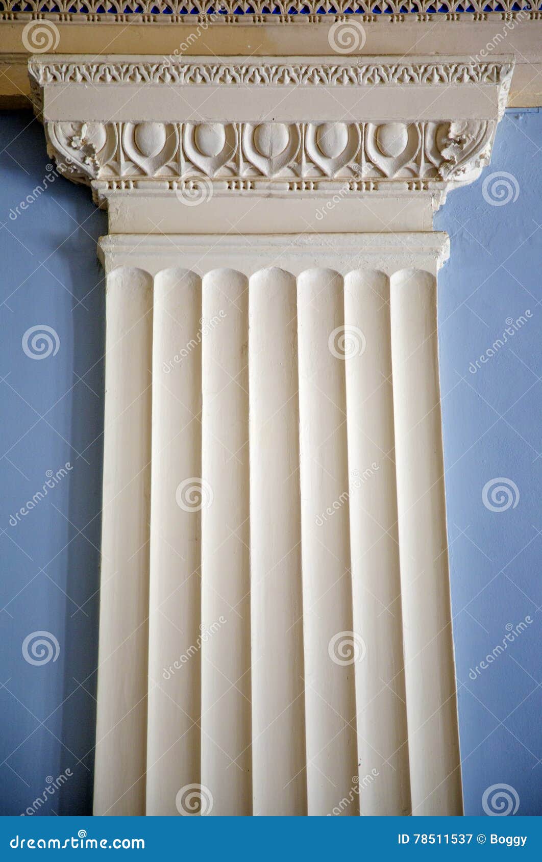 Greek column stock image. Image of greek, pillar, closeup - 78511537