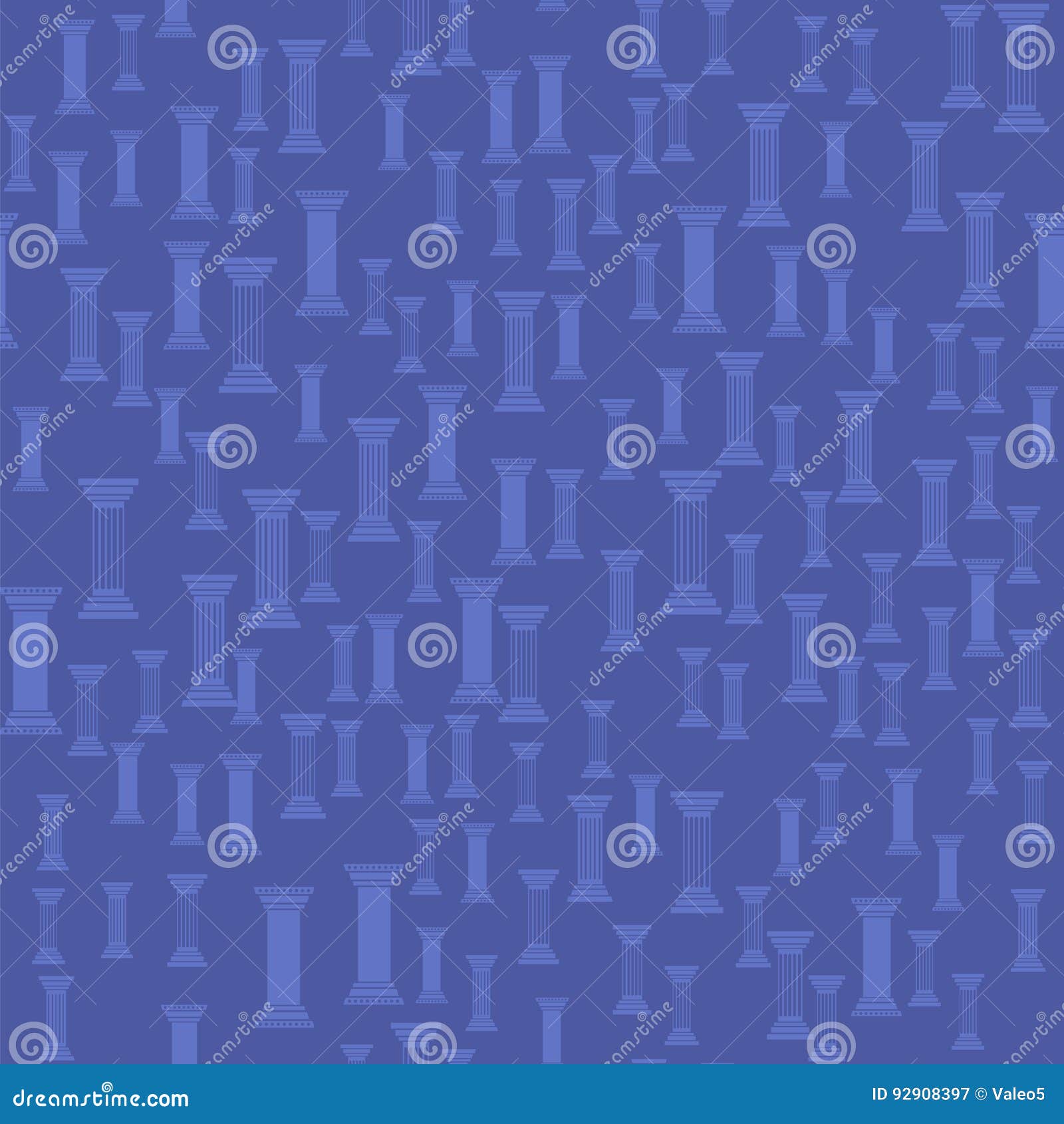 Greek Column Seamless Pattern Stock Vector - Illustration of culture ...