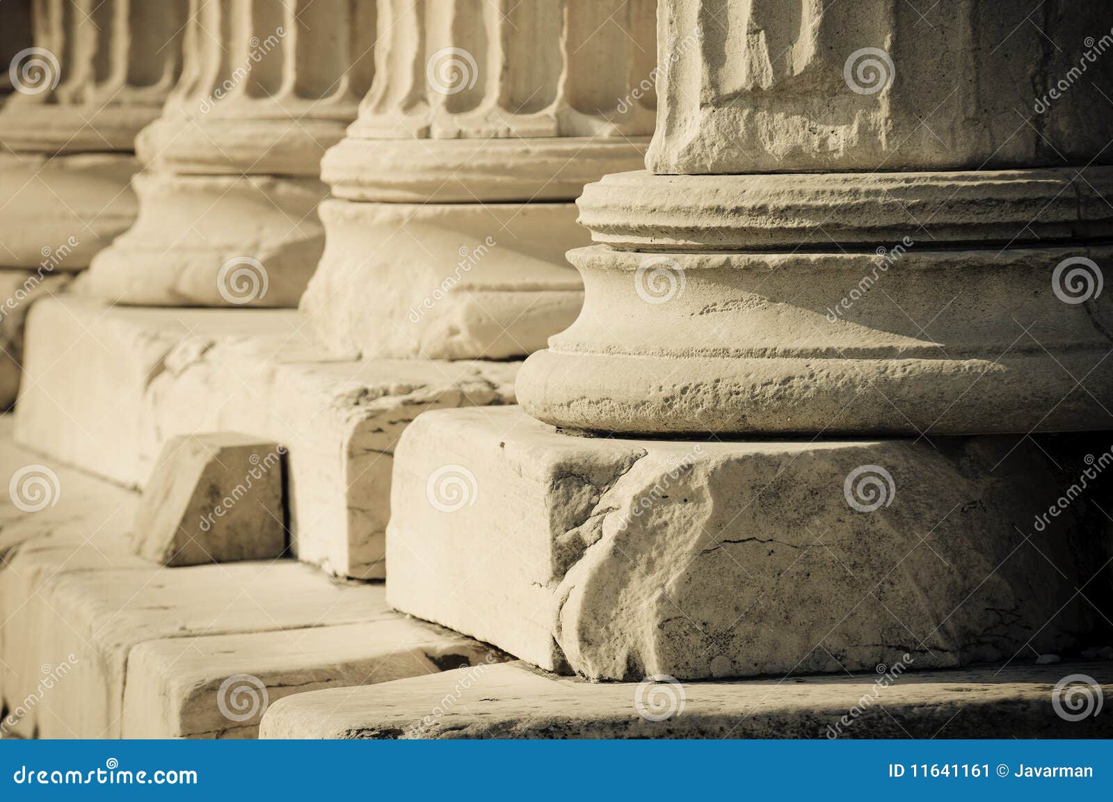 Greek columns stock image. Image of ancient, architecture - 11641161