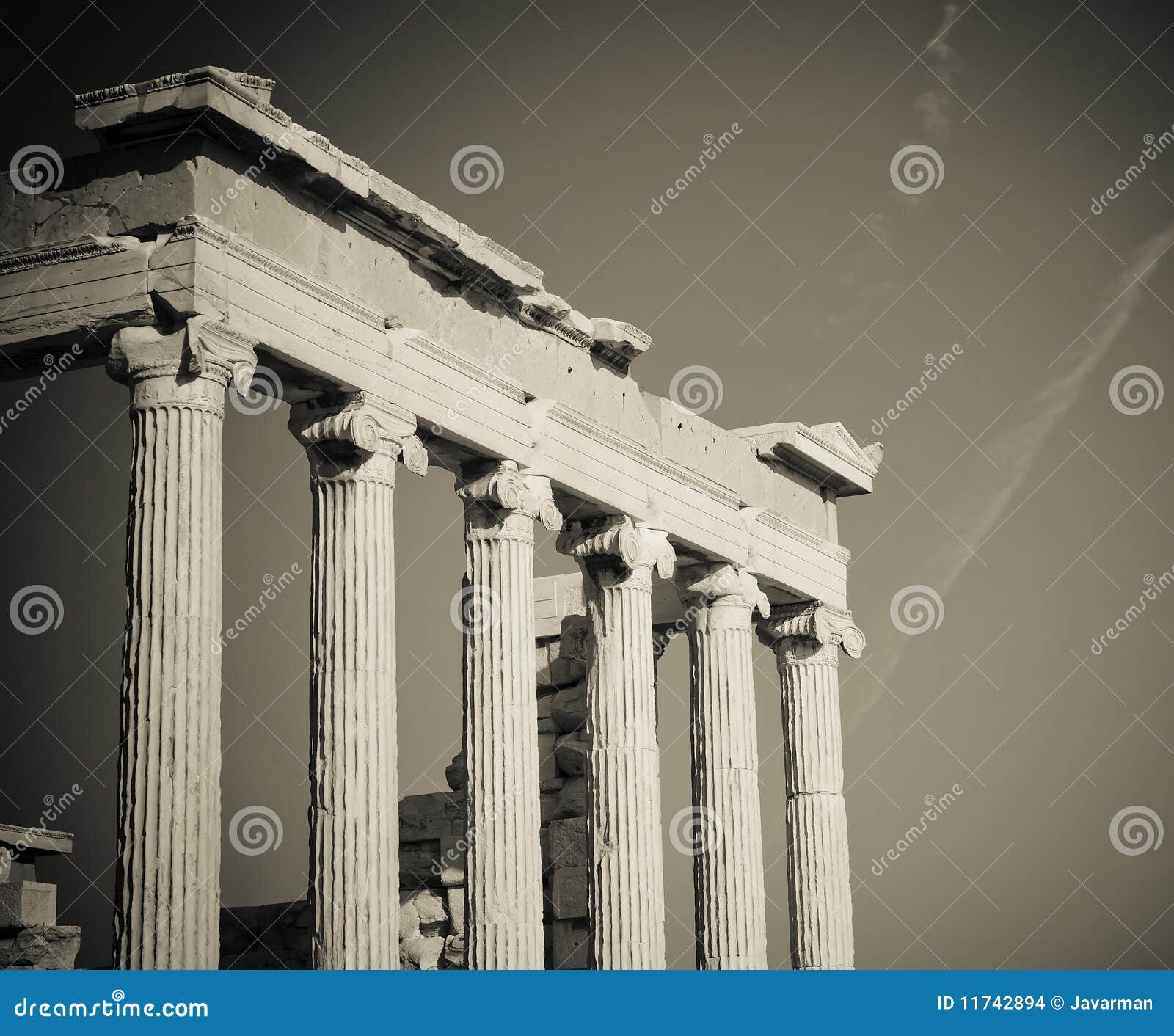 Greek Columns, Acropolis, Athens Stock Image | CartoonDealer.com #12693625
