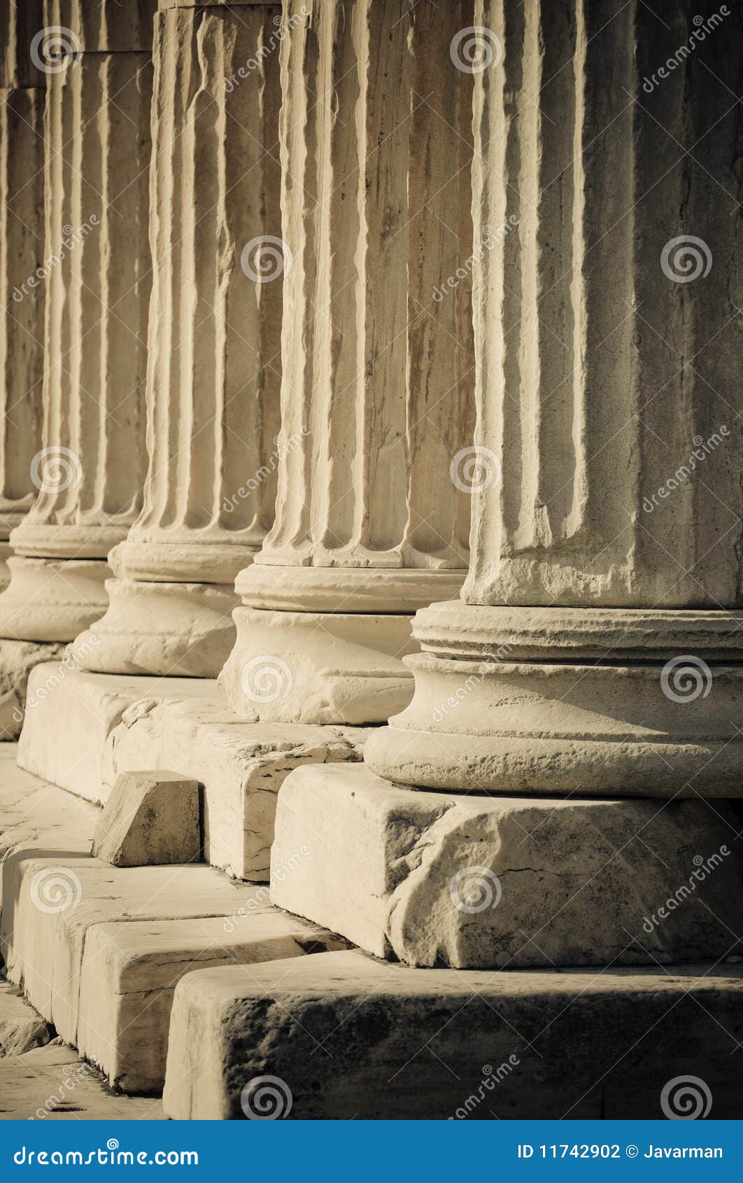 Greek columns stock photo. Image of europe, design, black - 11742902