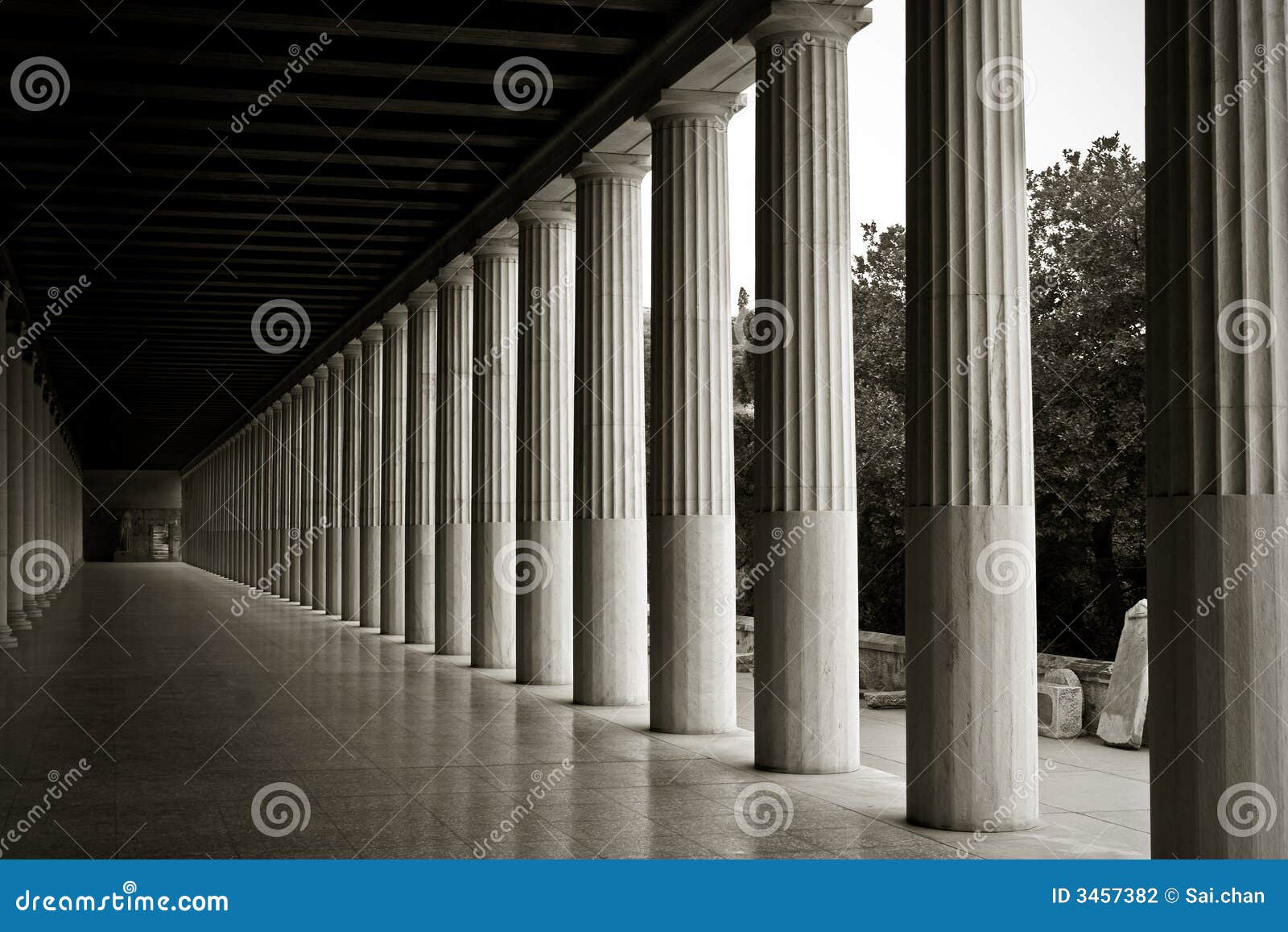 Greek Columns Stock Photography | CartoonDealer.com #11742902