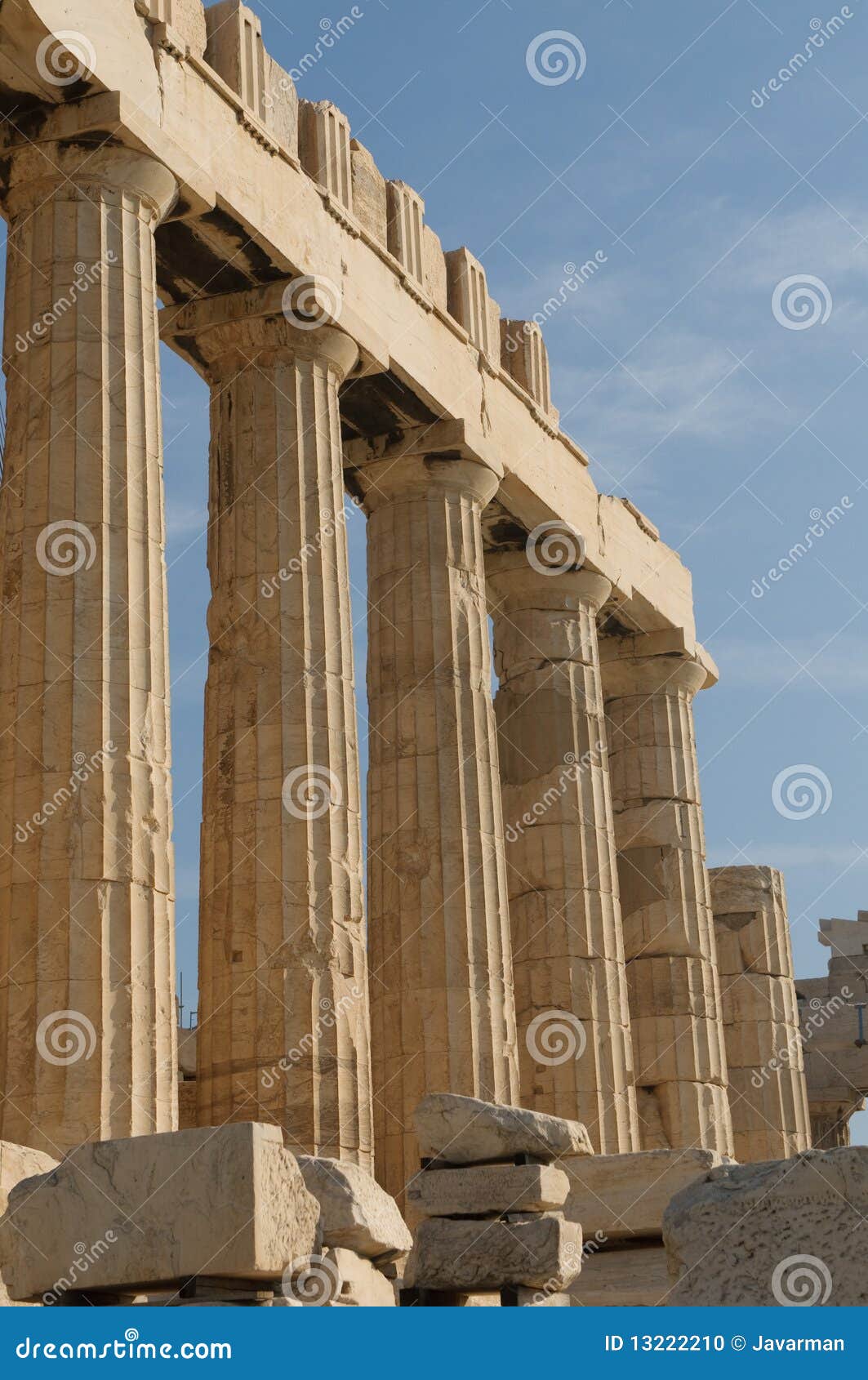 Greek Columns, Acropolis, Athens Stock Photo - Image of classical ...