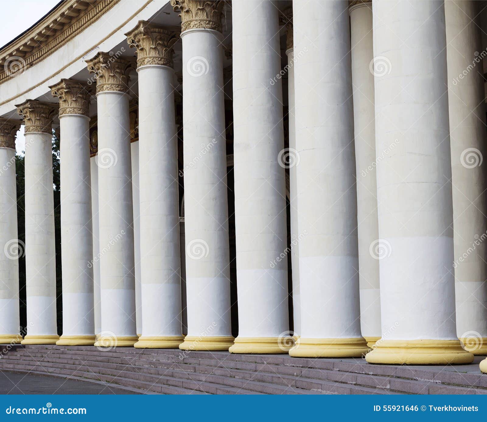 Greek columns stock photo. Image of archeological, classical - 55921646