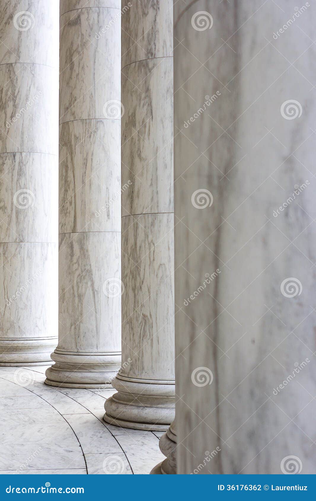 Greek Columns in Vertical Pattern Stock Photo - Image of cultivated ...