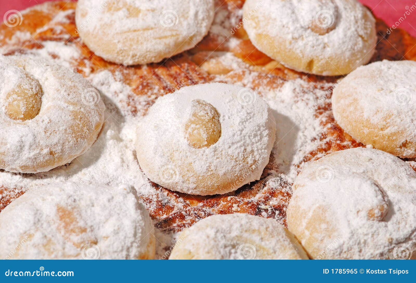 Greek Cookies in Bakery Shop Stock Image - Image of close, pastry: 1785965