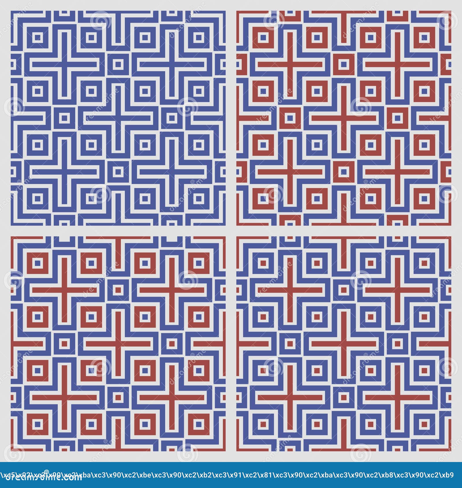 Greek Cross Vector Illustration. Christians Catholicism Icons Tribal ...