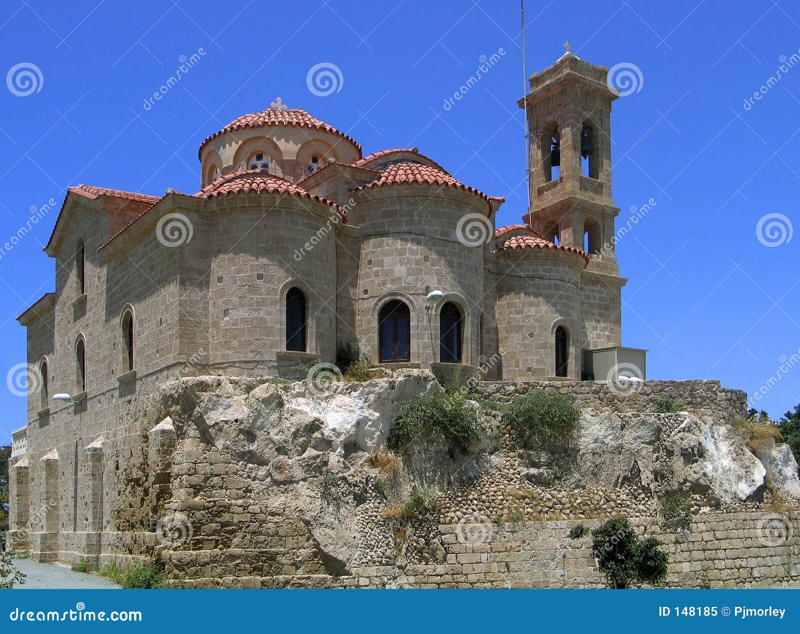 Greek Cypriot Church stock image. Image of building, cyprus - 148185