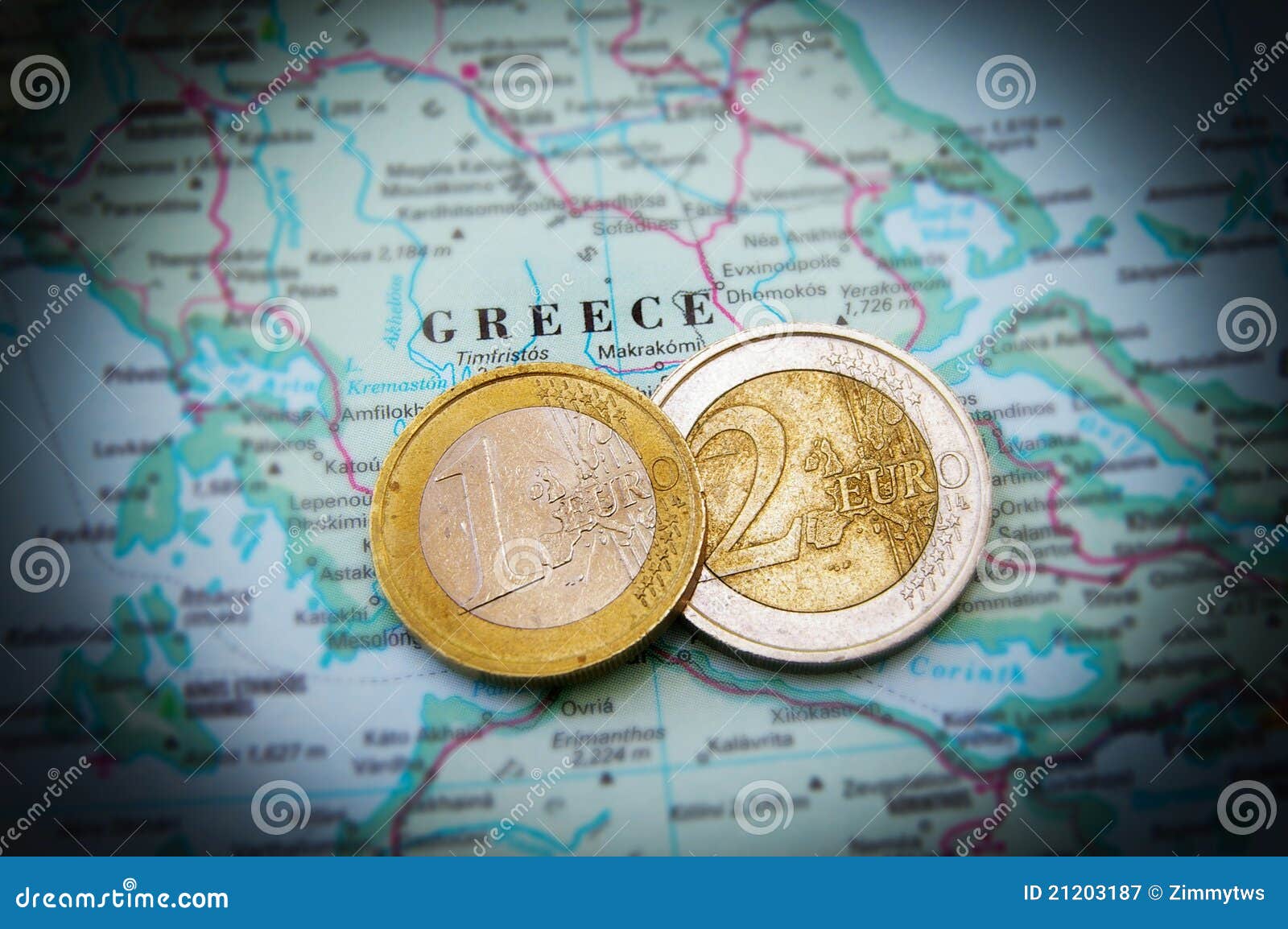 Greek debt crisis stock image. Image of currency, global - 21203187