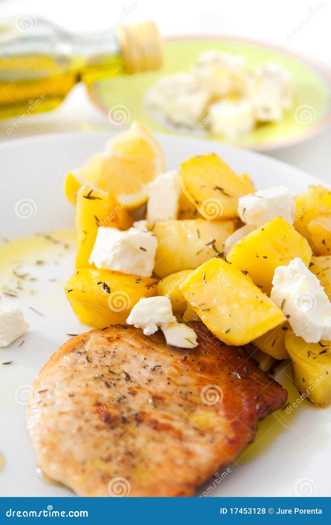 Greek dish stock photo. Image of herb, cheese, dish, food - 17453128