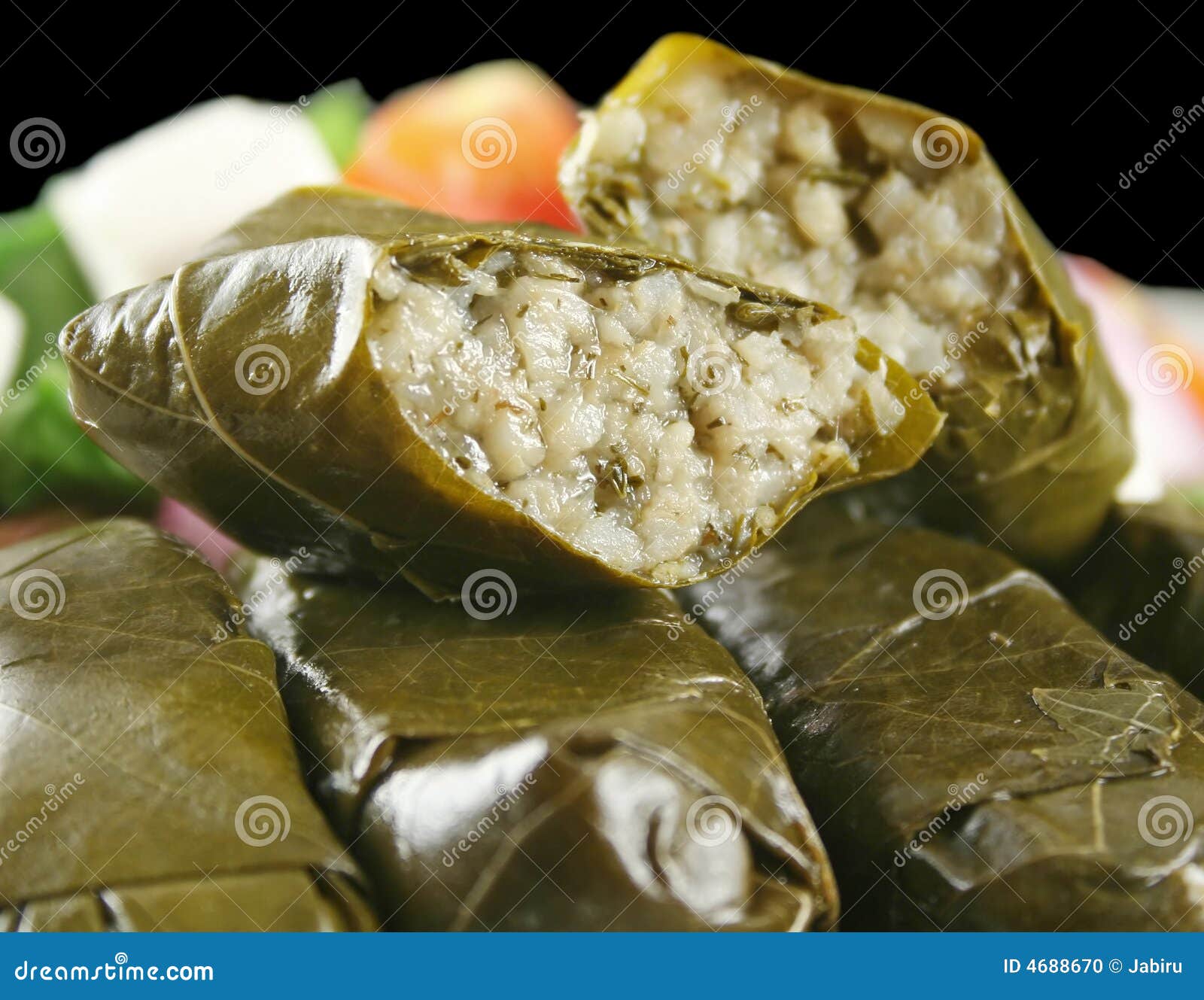 Greek Dolmades stock photo. Image of ingredients, dolmas - 4688670