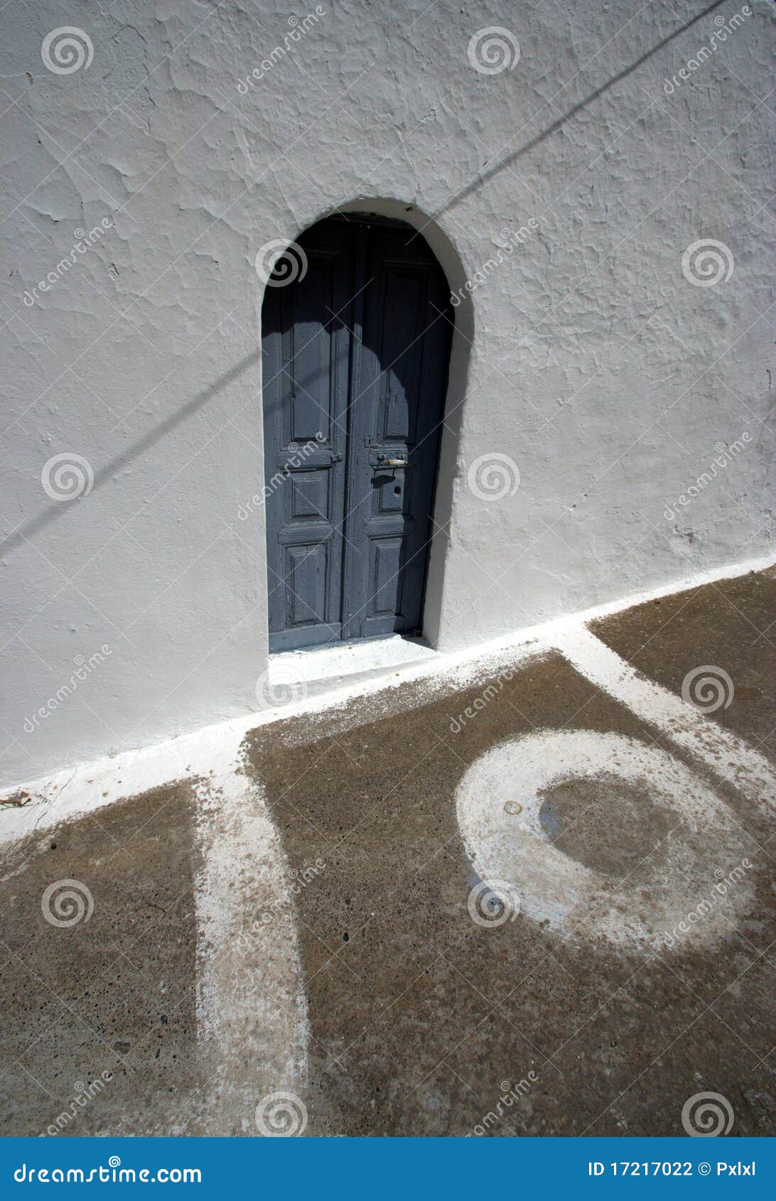 Greek door stock photo. Image of stone, nikia, european - 17217022