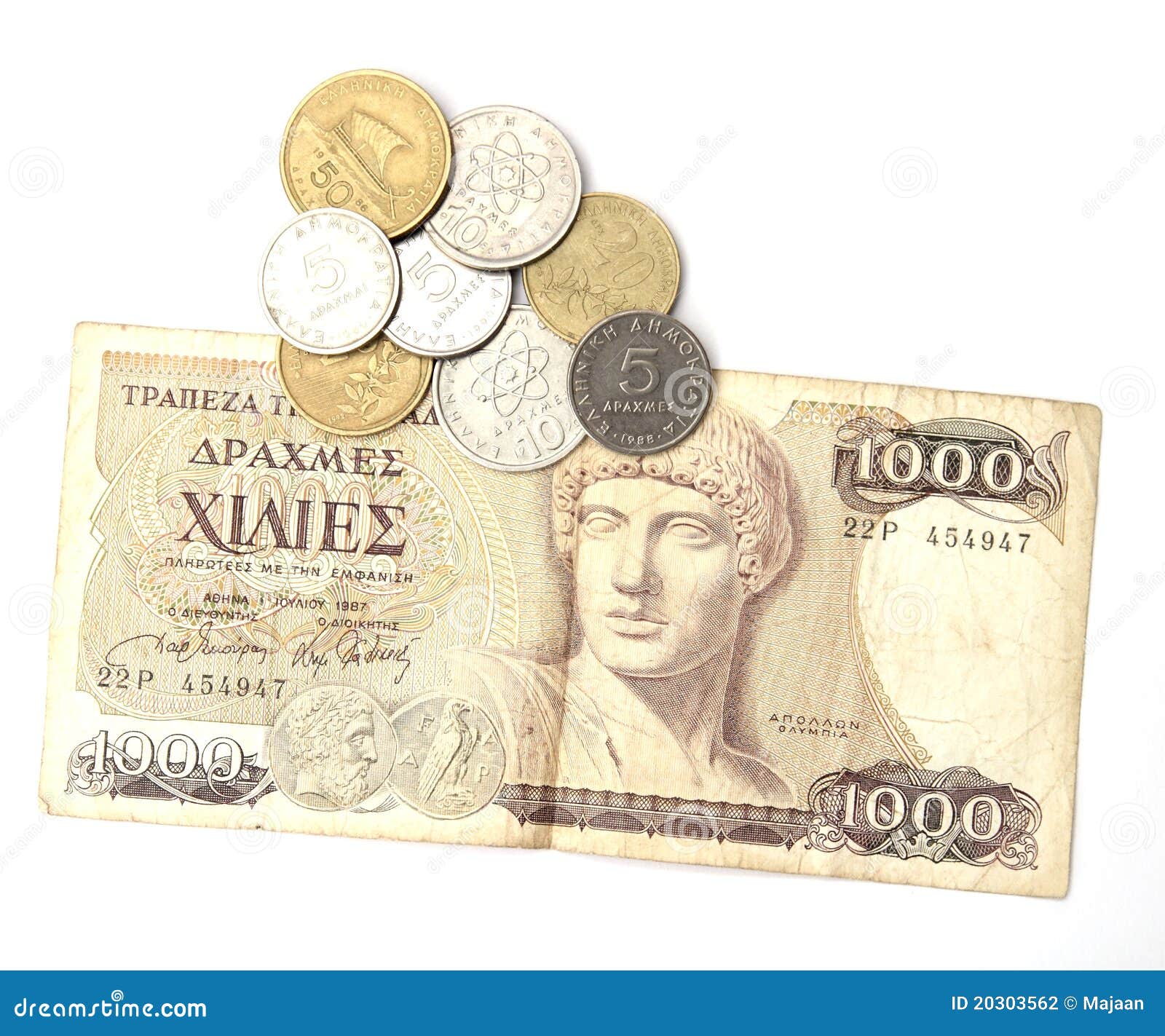 Greek Drachma Money Stock Photo | CartoonDealer.com #25280568
