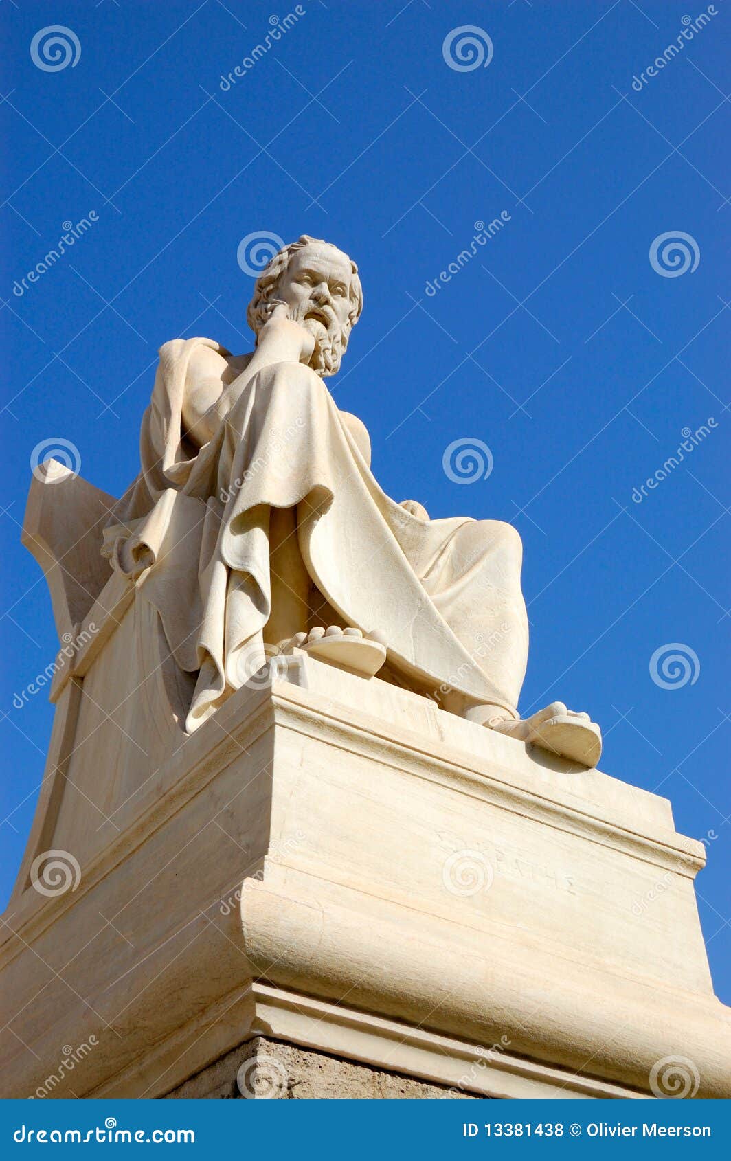 Greek famous philosopher stock photo. Image of classic - 13381438