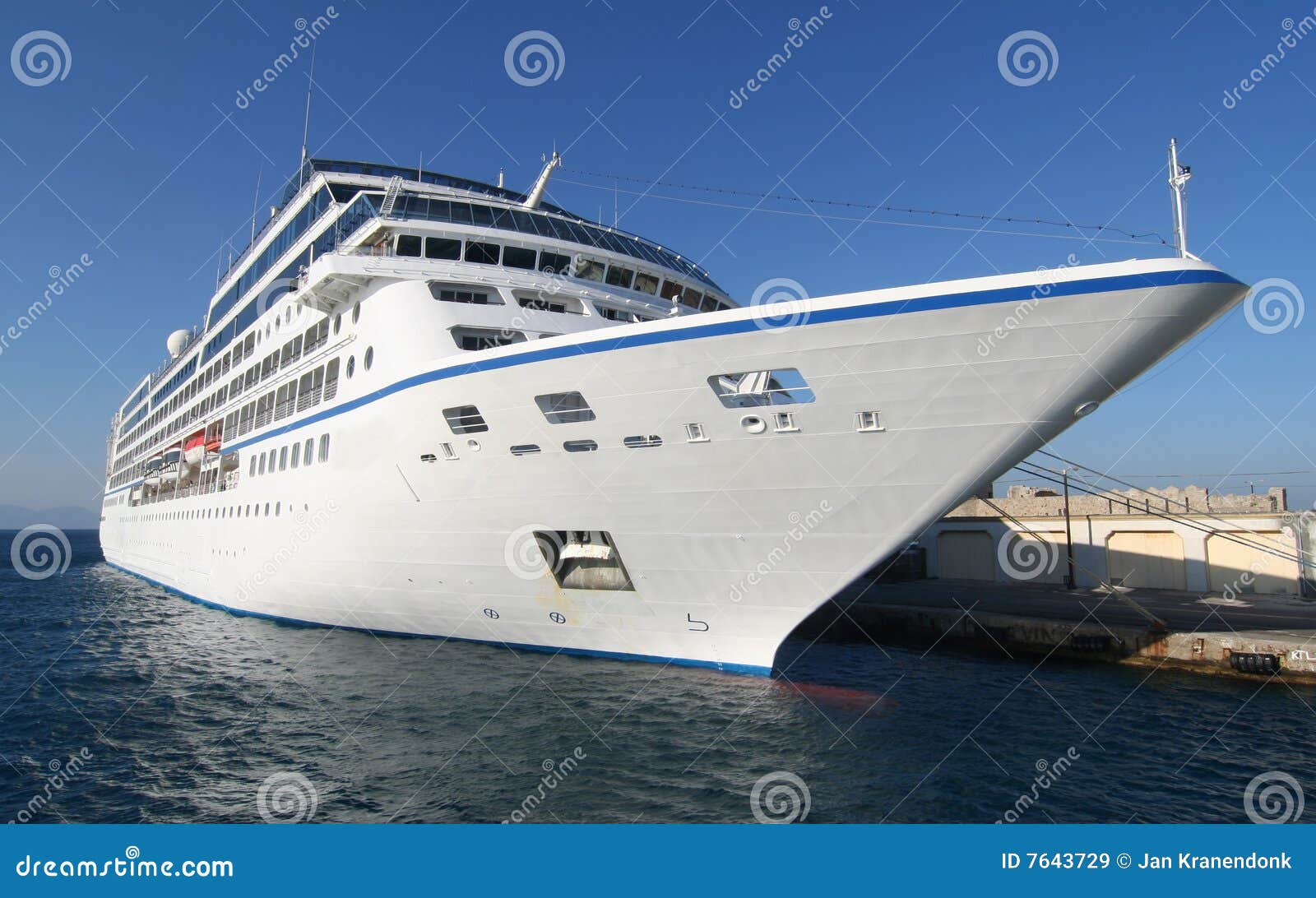 Greek Ferry stock image. Image of passenger, ship, rhodos - 7643729