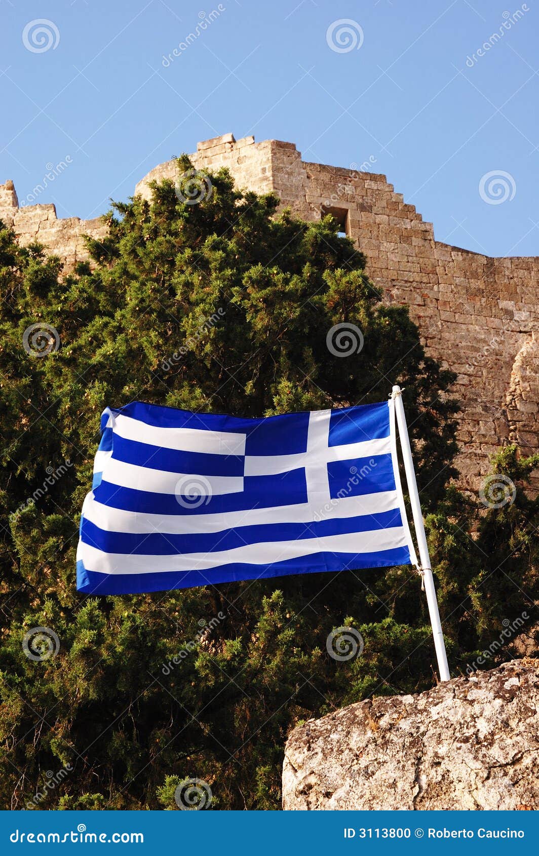 Greek flag stock photo. Image of south, holiday, europe - 3113800