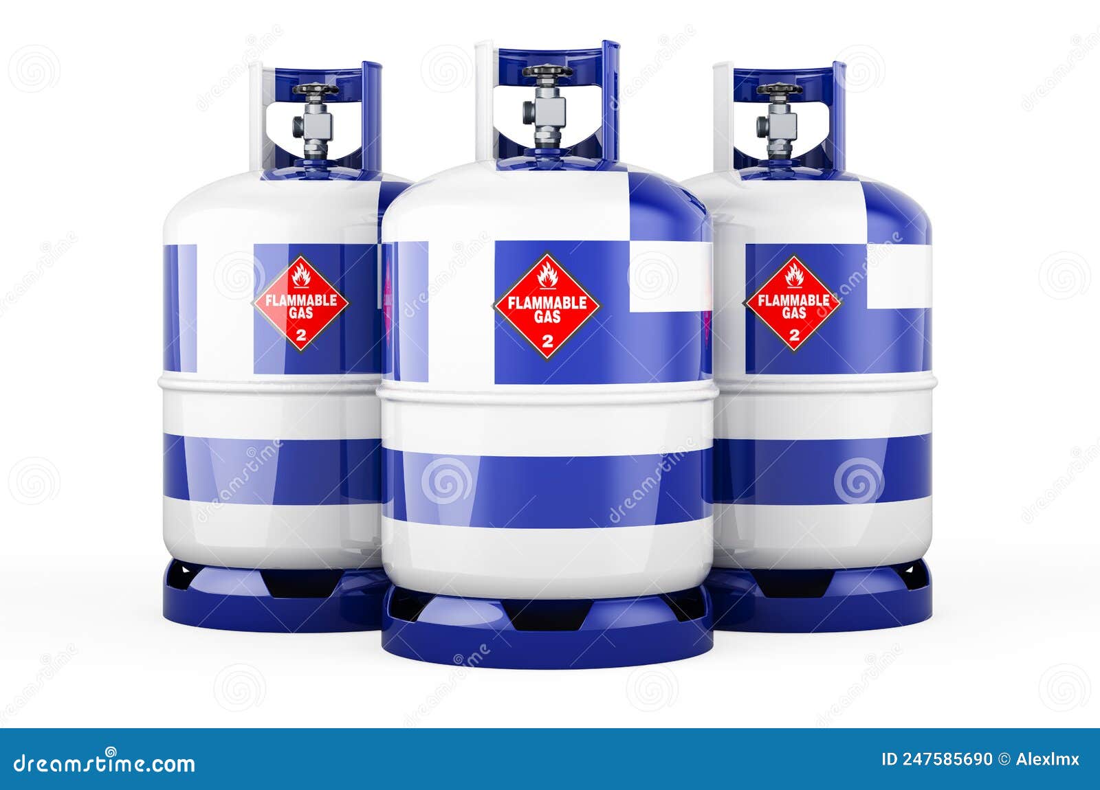 Propane Cylinders With Compressed Gas Stock Photo | CartoonDealer.com ...
