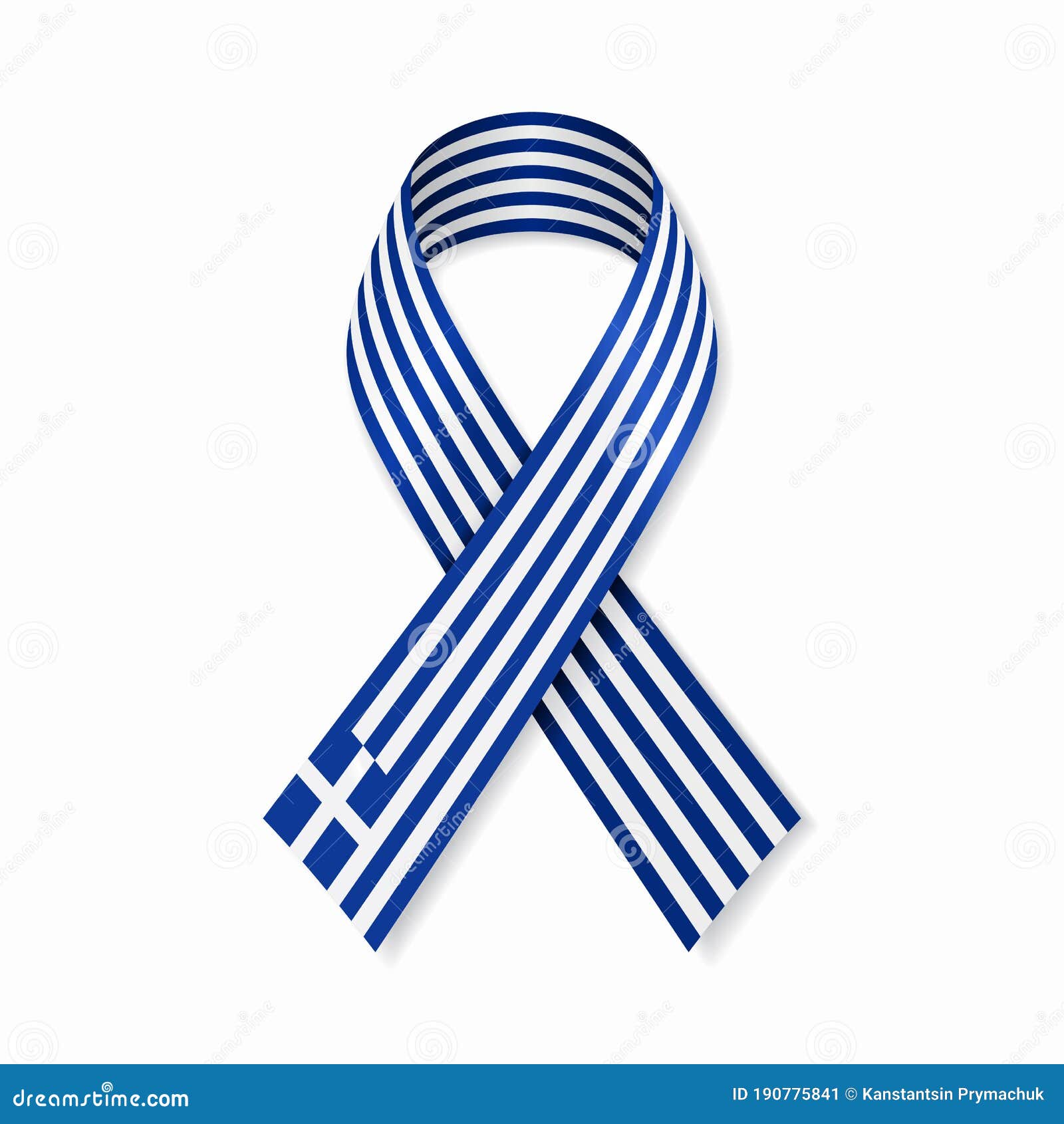 Greek Ribbon Flag Background Cartoon Vector | CartoonDealer.com #35752715
