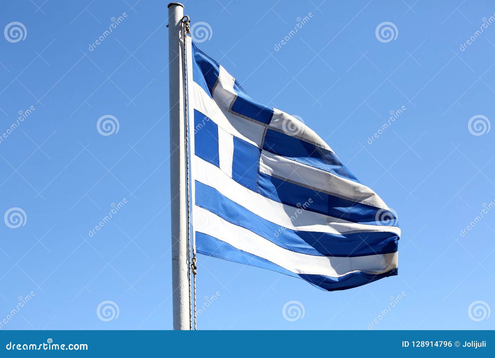 Greek flag stock photo. Image of greece, flag, blue - 128914796